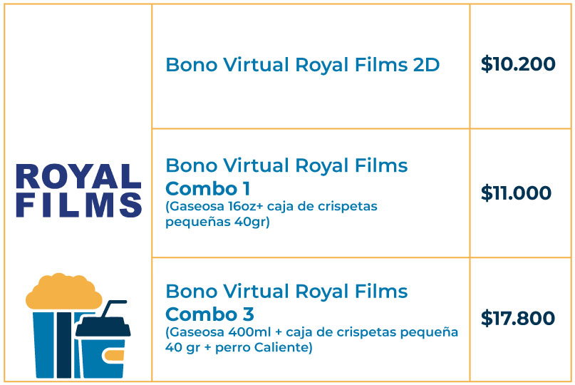 Adquiere tus entradas en Royal Films con descuento – Integral Mutual